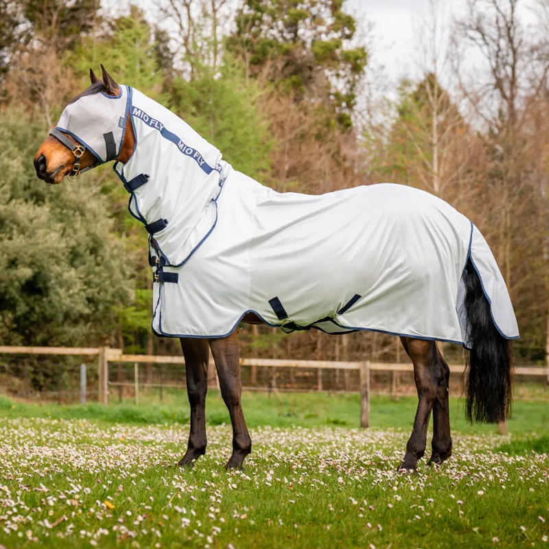 Horseware Amigo Mio Fly Rug Lunar Rock/Navy